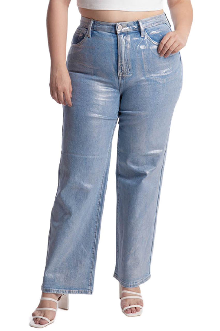 Jeans efecto metalizado Balam / Tallas Extras, 6530 (Tornasol claro))