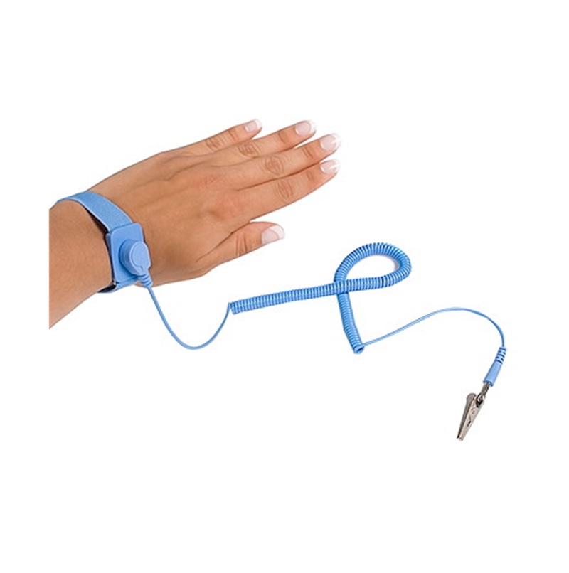 Pulsera antiestática con cable a tierra con protección ESD