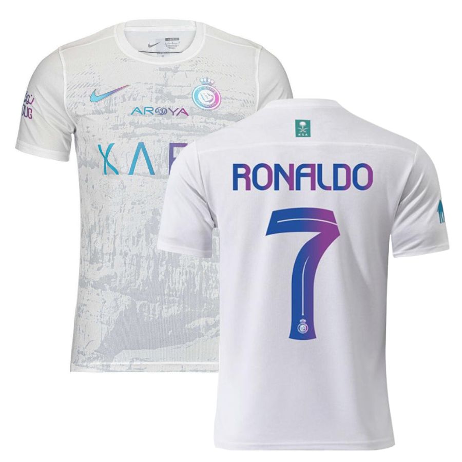 Jersey Al Nassr Arabia 2023/2024 Tercero Blanco Cristiano Ronaldo 7 Talla M