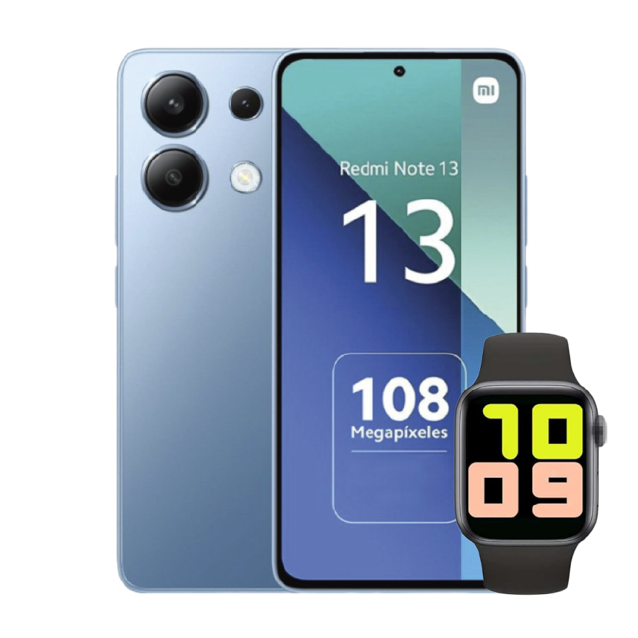 Redmi Note 13 8/256GB Azul + Smartwatch T500