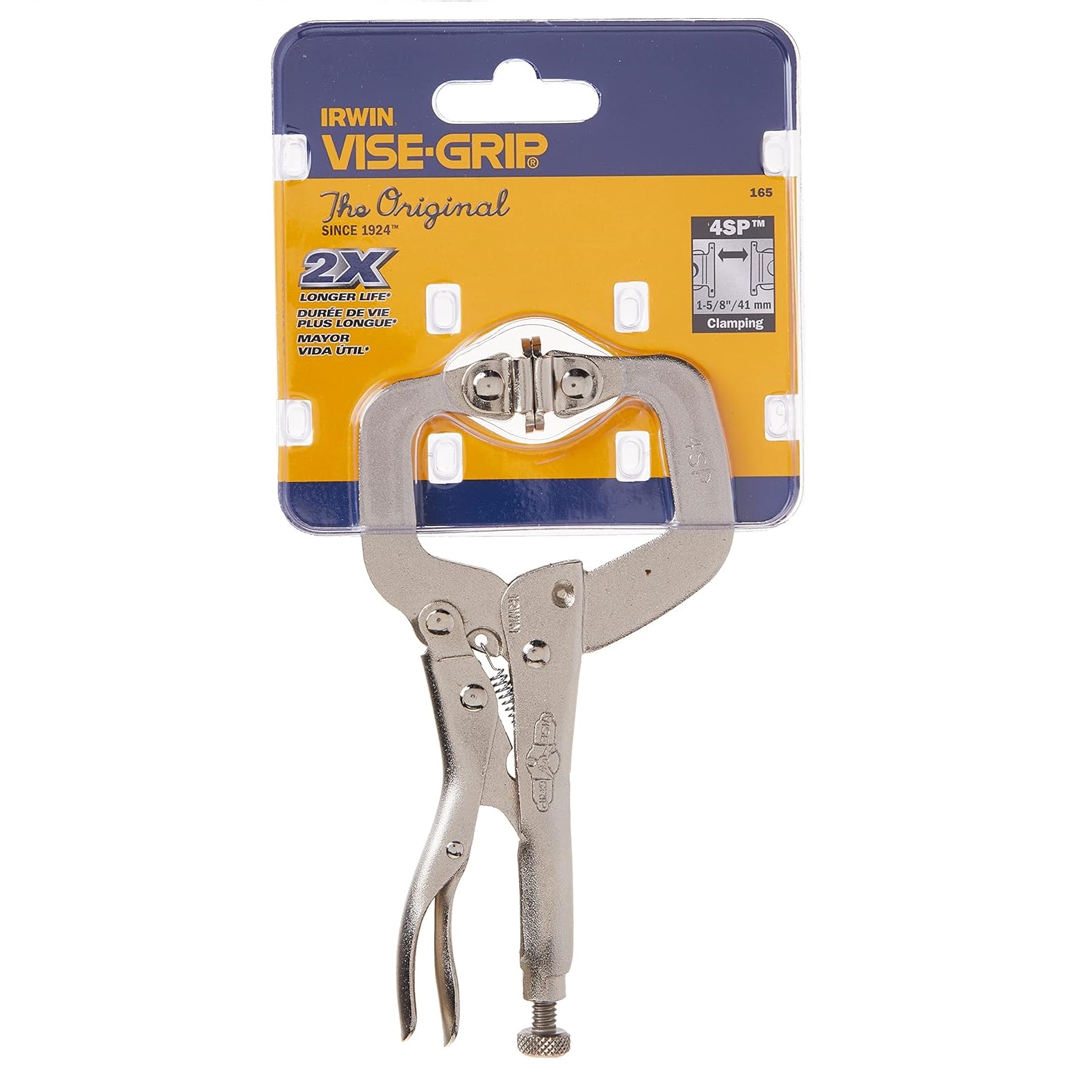 Pinza Presion Prensa C 4 Puntas Giratorias Vise Grip 165