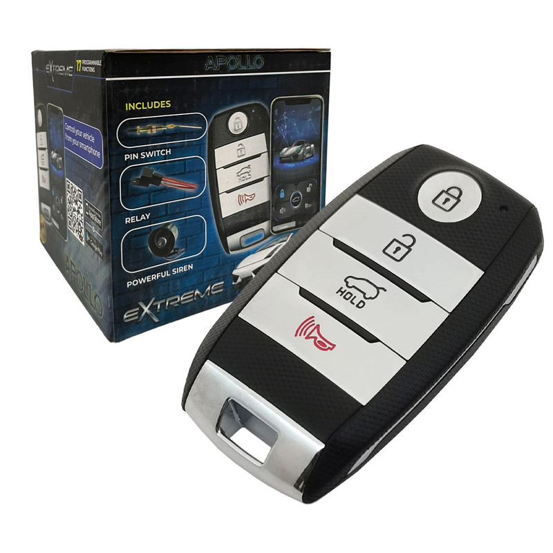 Alarma para Auto Extreme APOLLO bluetooth 17 funciones