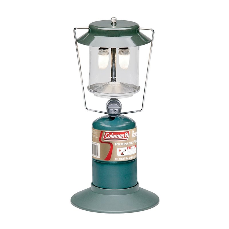 Lampara Linterna de Gas de 2 Mantillas 810 Lum 2000003050 Coleman