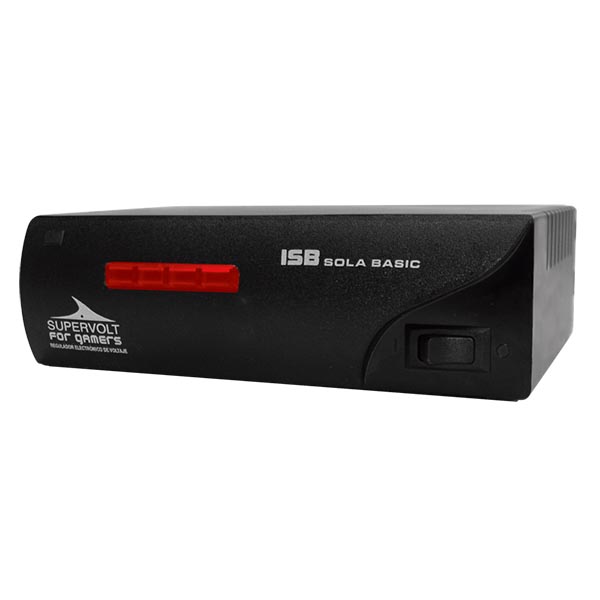 REGULADOR DE VOLTAJE CON SUPRESOR DE PICOS, SOLA BASIC, DSV-GAMER