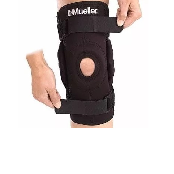 Rodillera mueller envolvente con soportes laterales grande