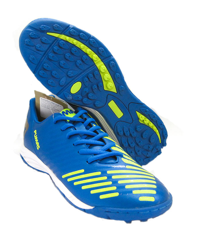 TENIS PUMA AZUL ADULTO SINTETICO CON SUELA MULTITACOS