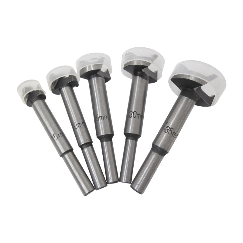 Juego de 5 brocas para madera forstner taladro o router obi