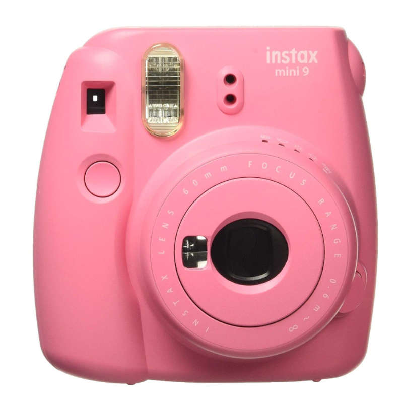 Cámara Instantánea Fujifilm Instax Mini 9 Rosa Flamingo -Producto re