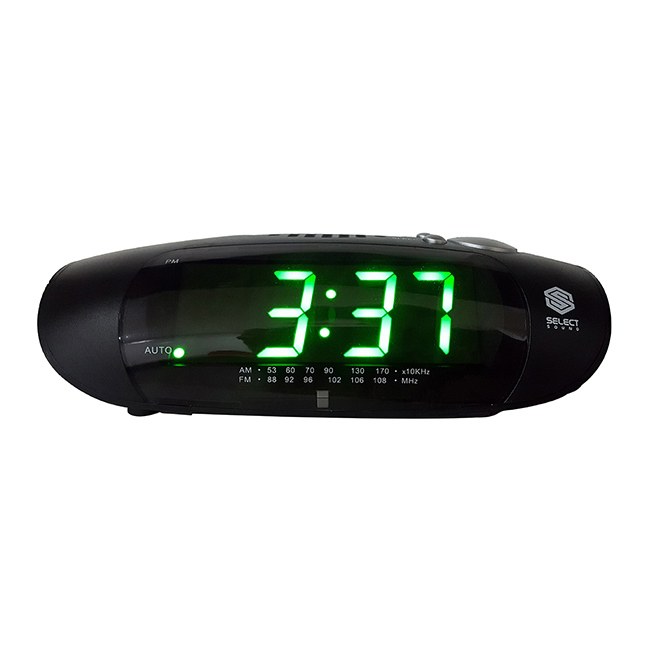 Select Sound Radio Reloj Despertador Con Radio Am/Fm, Entrada Auxiliar 4333