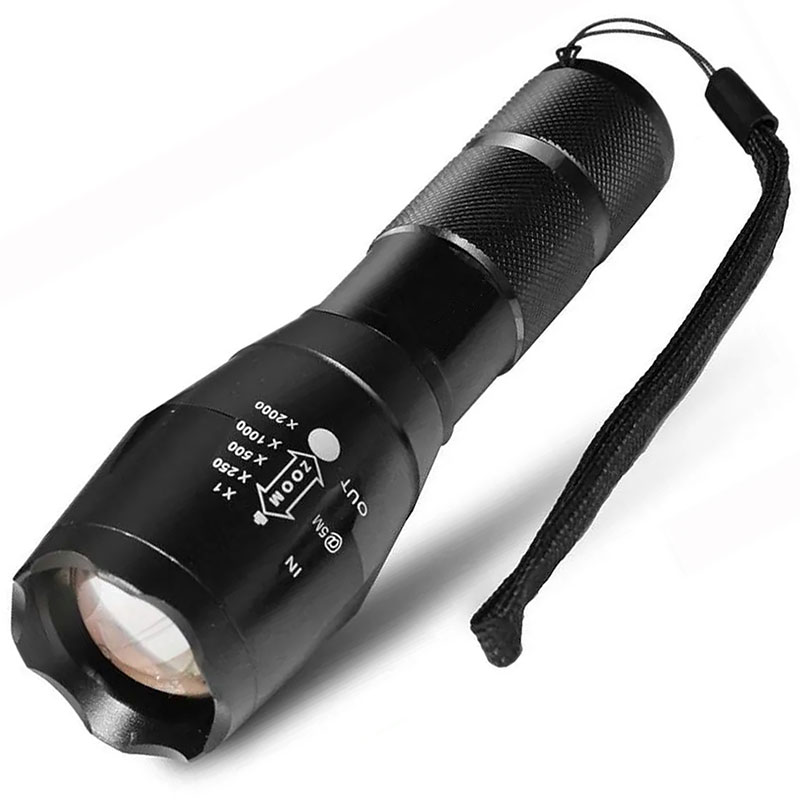 Linterna Lampara Táctica Linterna De Mano 3000 Lumenes Fralugio Cree ...