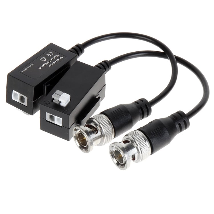 Par balum video transceptor balun dahua 1080p 2mpx seguridad utp PFM800-E
