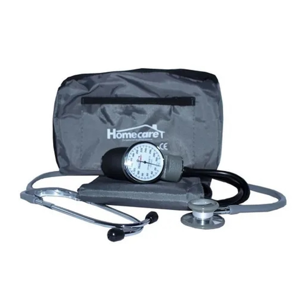 Kit Baumanómetro Aneroide Estetoscopio Duplex 2600 Homecare
