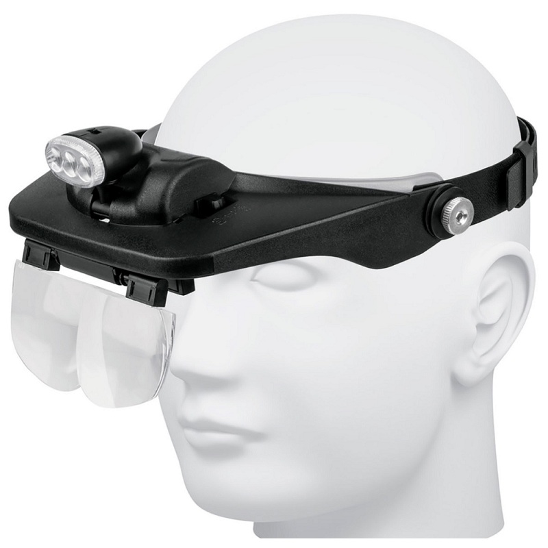 Lupa Optovisor Con Luz LED PRETUL OVIS-3P Ideal para trabajo a detalle ...