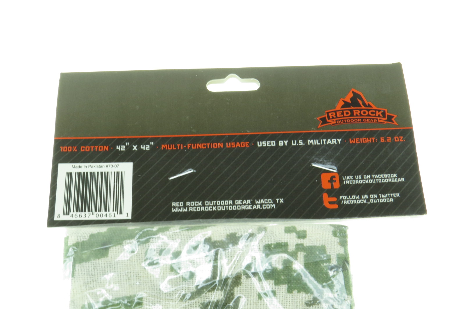 Red7007 Red Rock Shemagh Protector Accu Digi Cabeza Cuello.