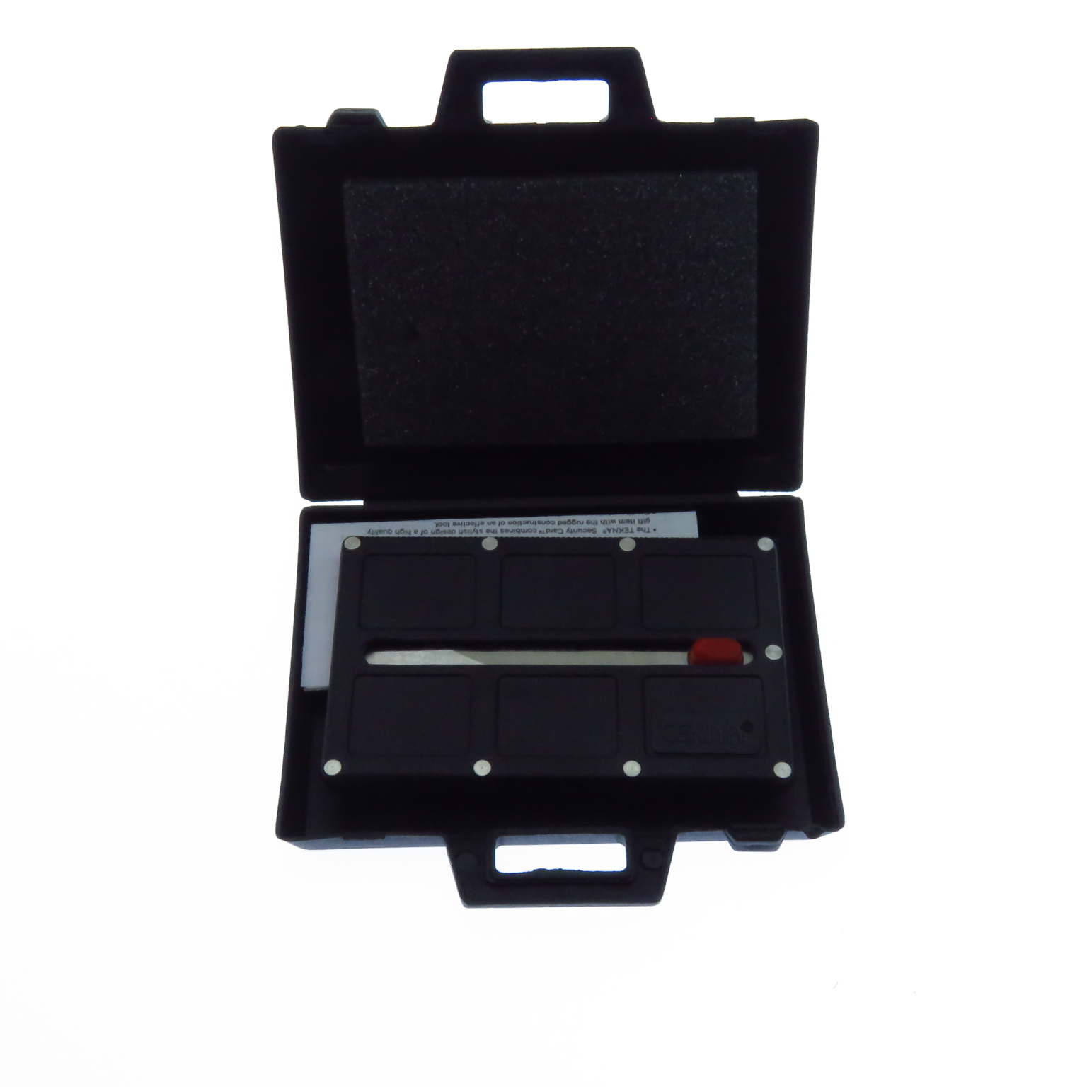 Tekscd Tekna Navaja Tipo Tarjeta Security Card Bisel Doble