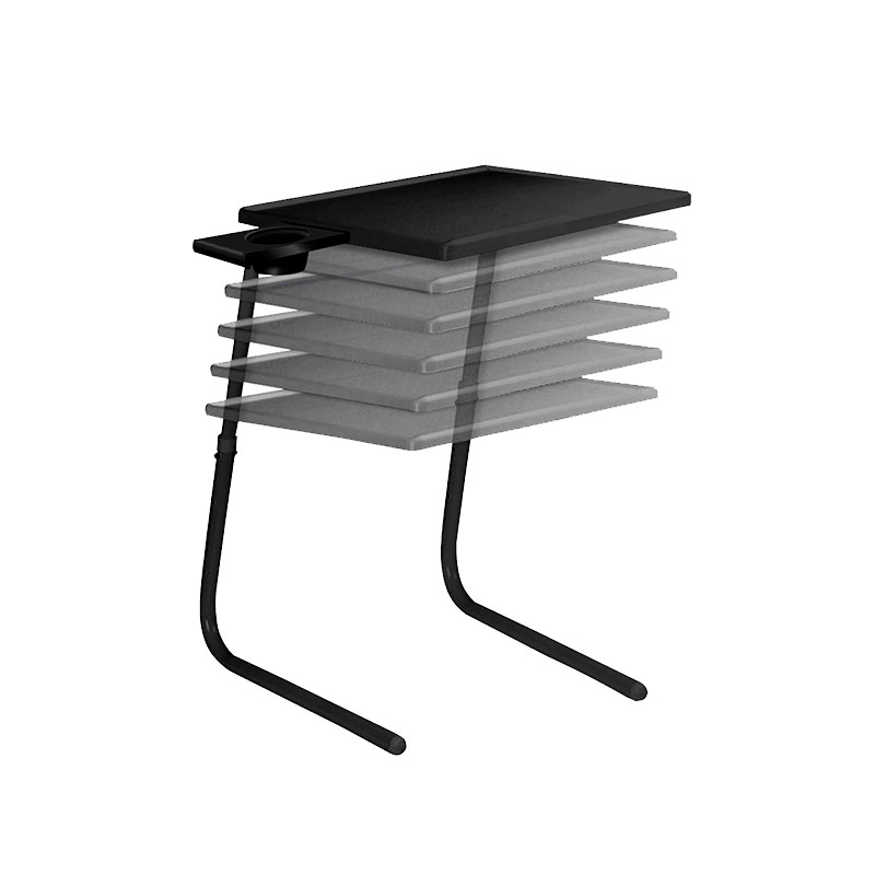 Mesa Escritorio Plegable Table Mate Negra con niveles de altura portátil