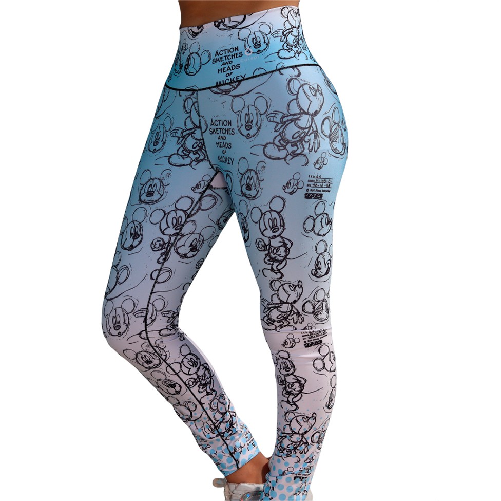 Mallas NOW 68 MICKEY Gym Mujer yoga elite grueso malla.