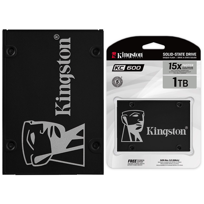Unidad Estado Solido SSD 1TB Kingston KC600 SKC600/1024G