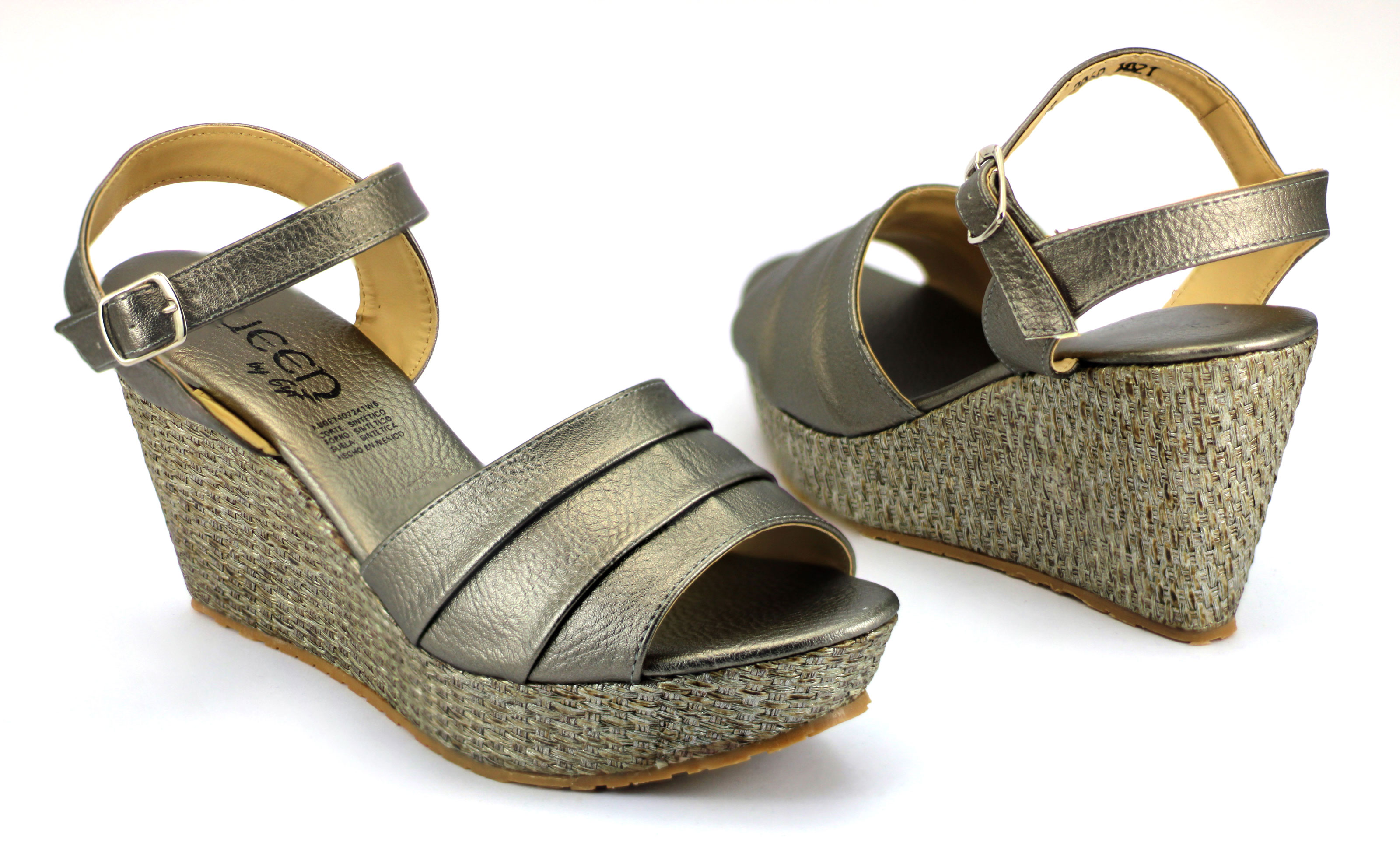 Plataforma Forro Textil Mediana Para Dama Confortable.