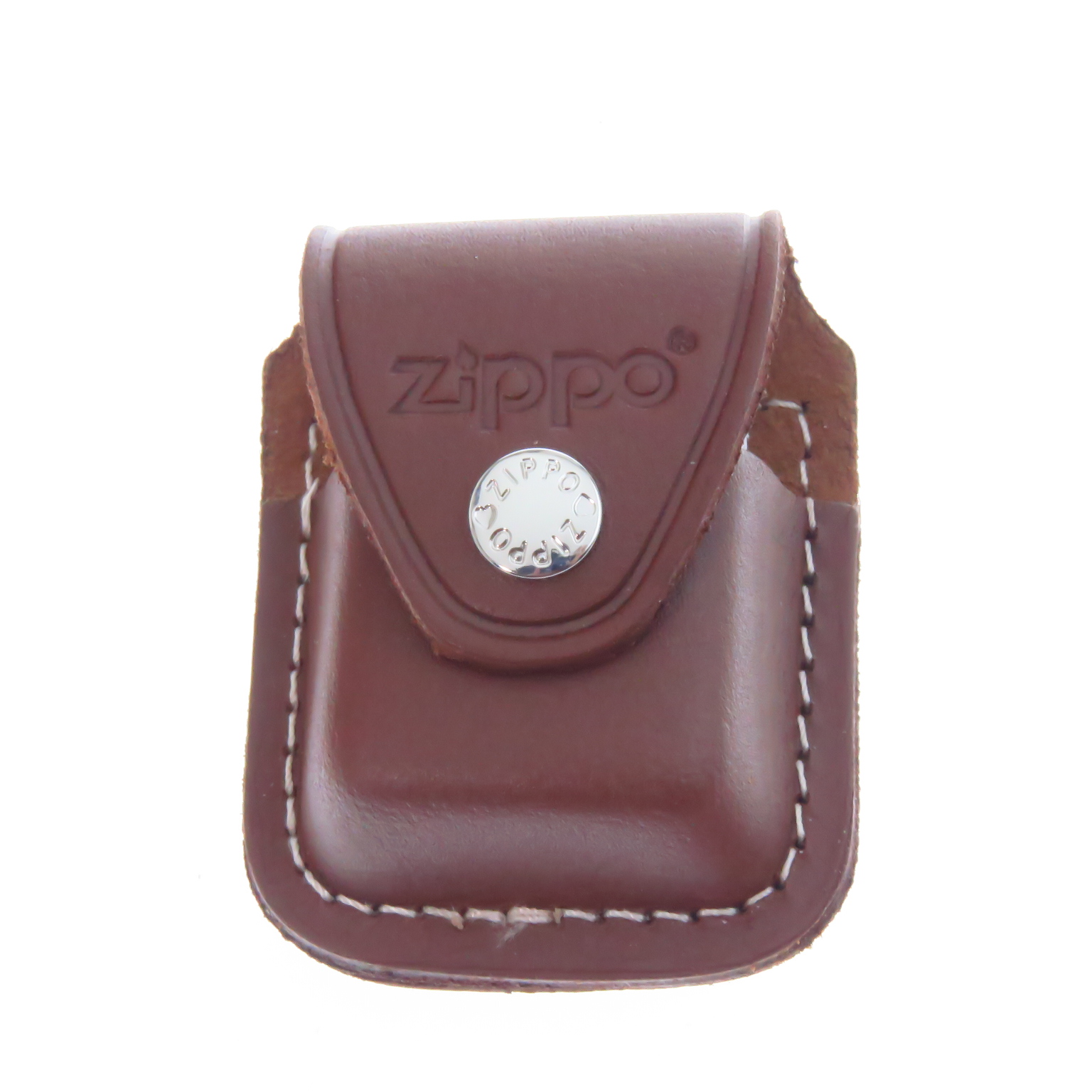 Zo17020 Zippo Funda De Piel Café Para Encendedor Estandar