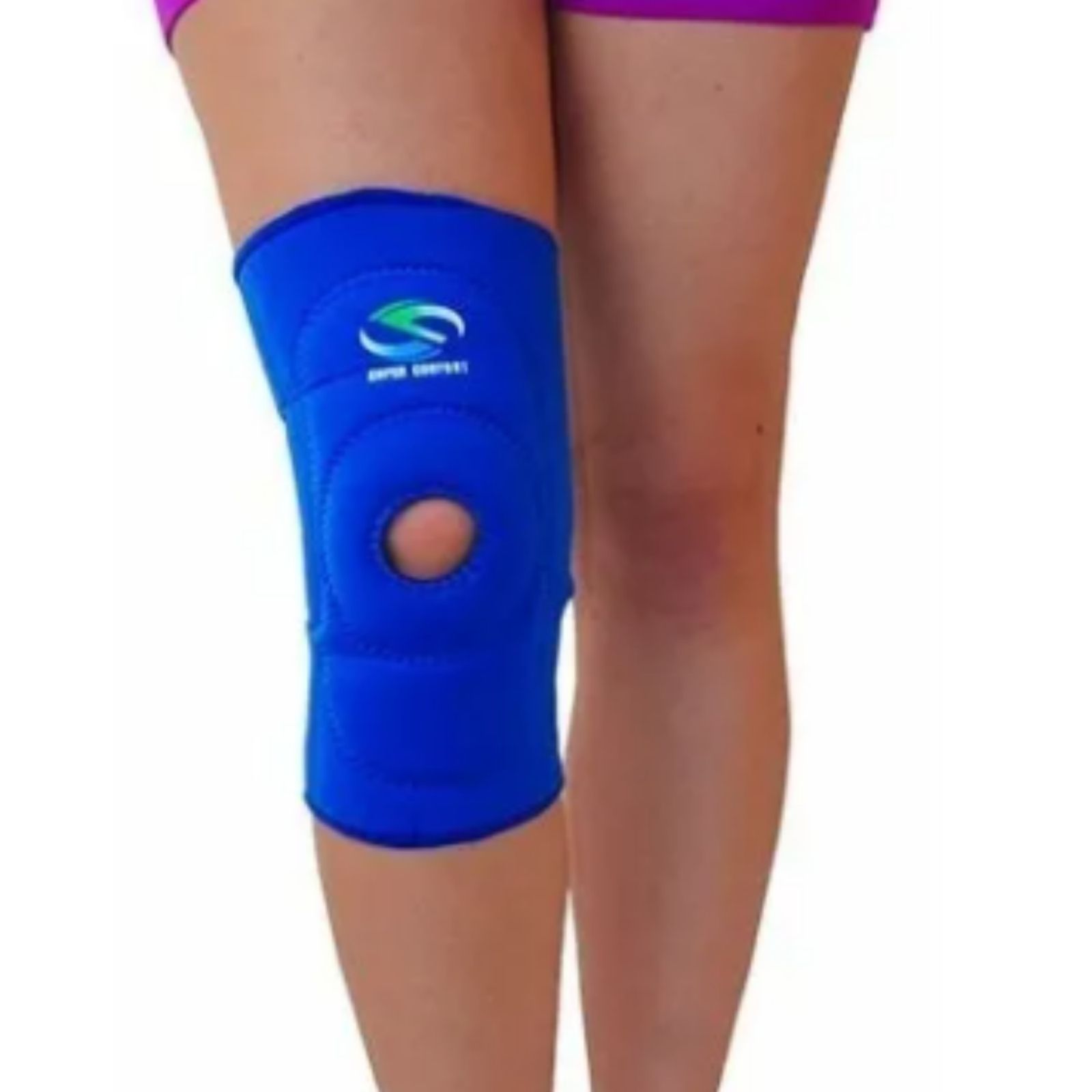 Rodillera De Neopreno Ortopedica Azul Super Confort.