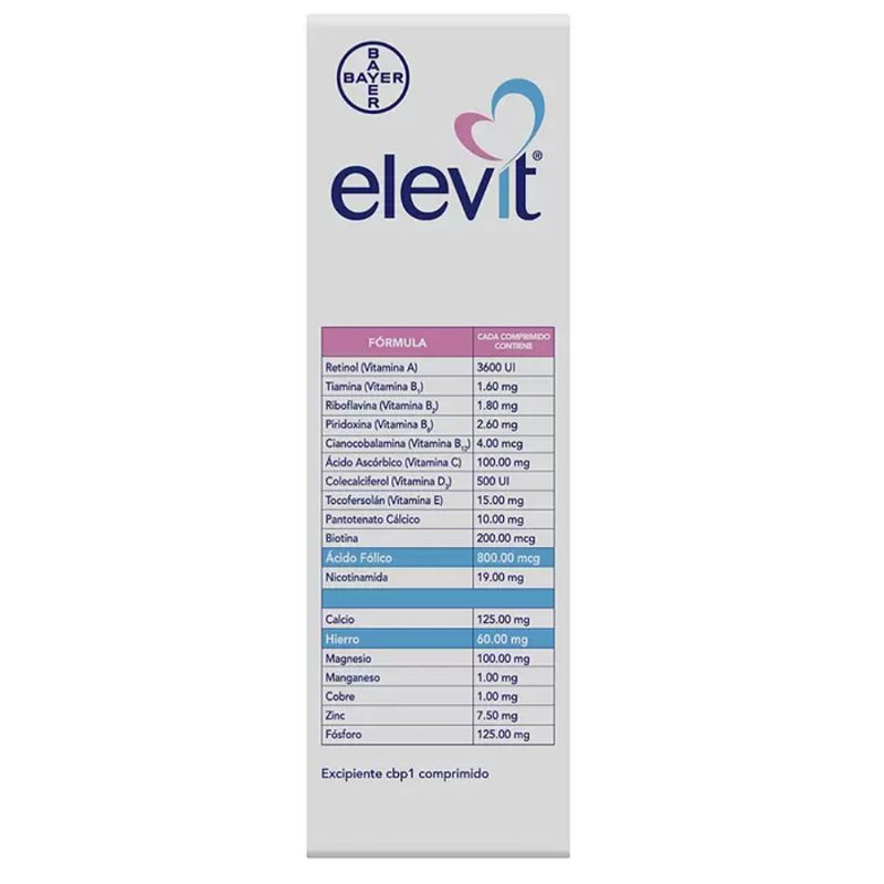 Elevit 2 Cajas de 30 Tabletas