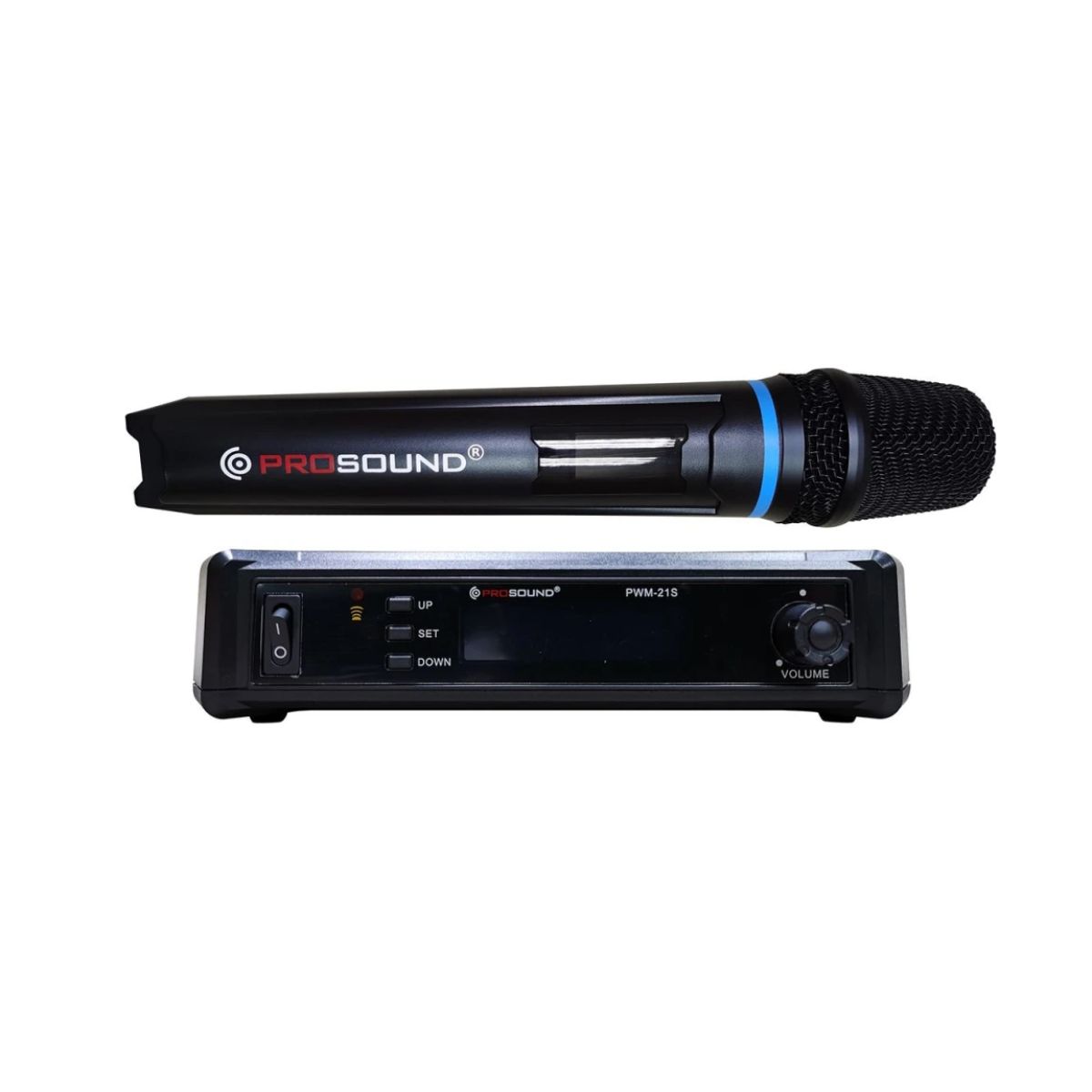 Micrófono Inalámbrico PROSOUND PWM-21S Negro de Mano.