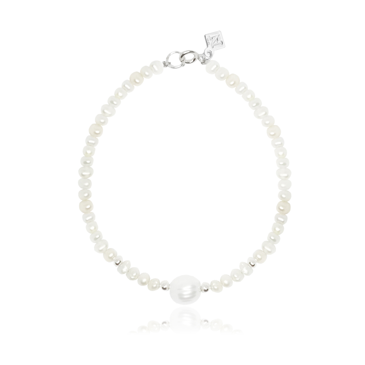Pulsera Sencilla de Perlas Cultivadas para Mujer por Anante Joyeria.