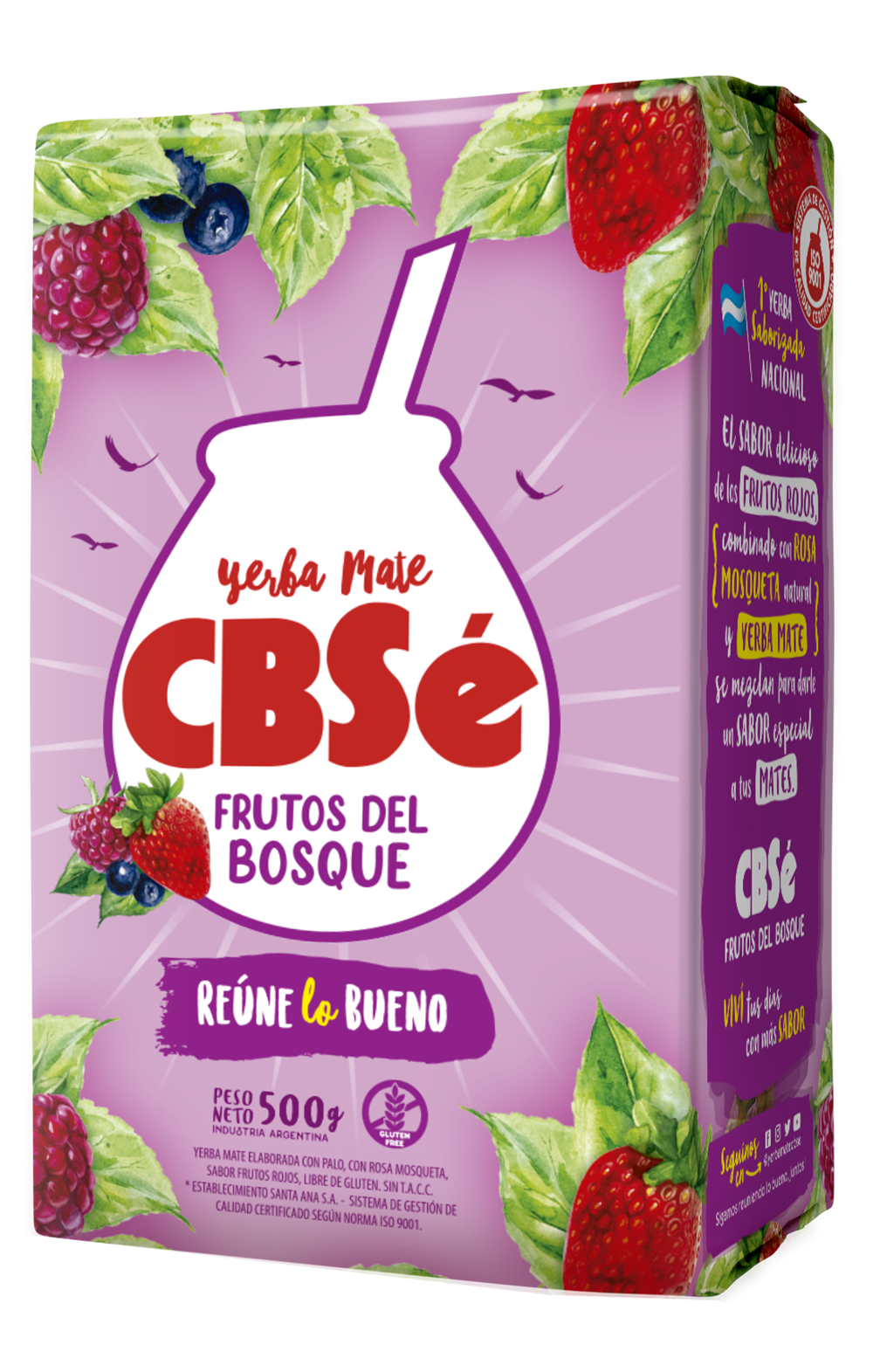 Yerba Mate CBSé Frutos del Bosque 500 g.