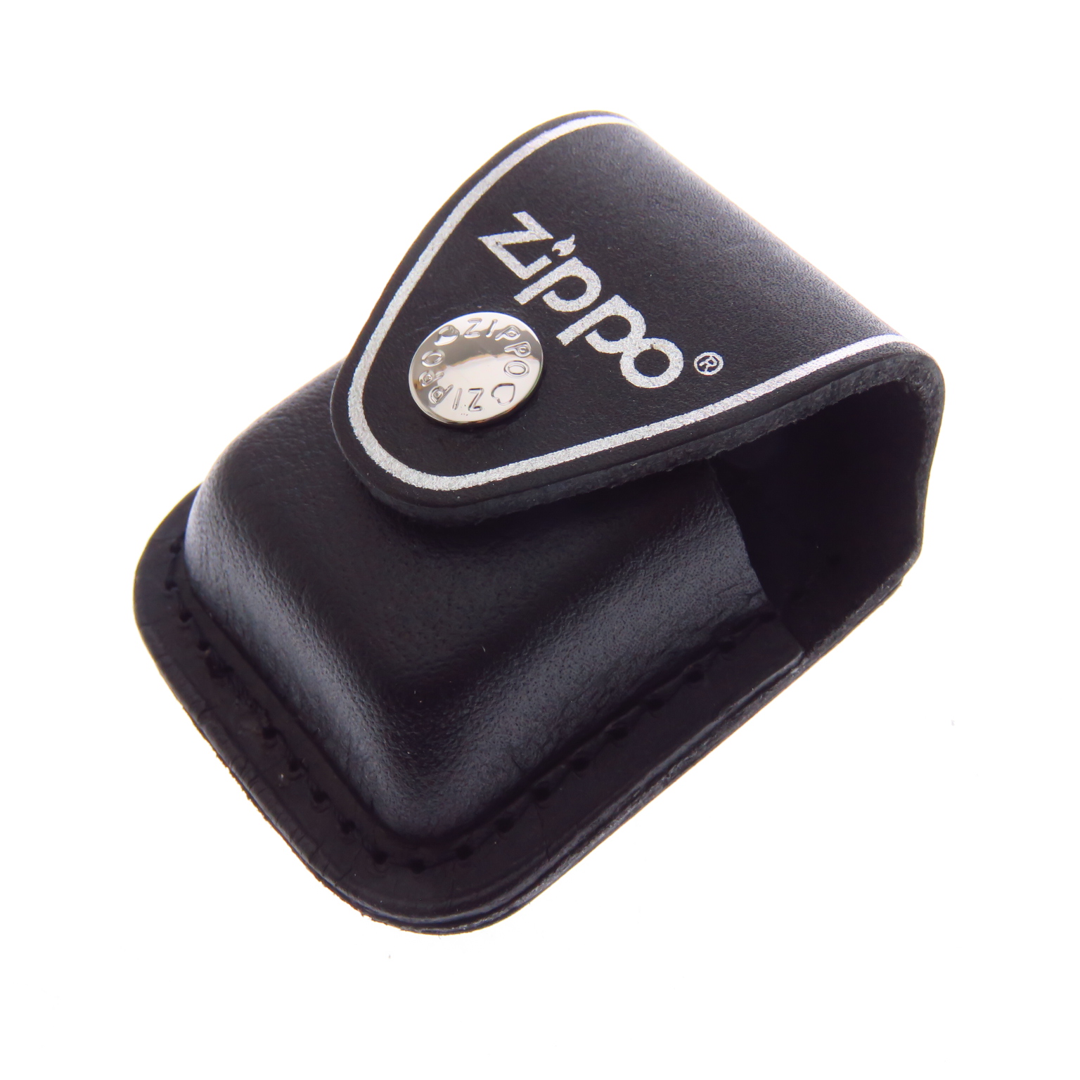 Zo17060 Zippo Funda De Piel Negra Para Encendedor Estandar