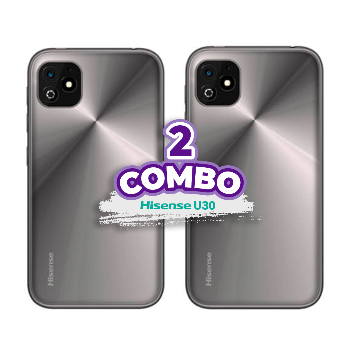 COMBO DE 2 PIEZAS HISENSE U30 32GB 1GB RAM GRIS