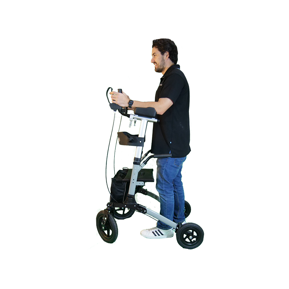 Andadera para Adulto Andafacil | Andadera Vertical con Ruedas y Silla ...