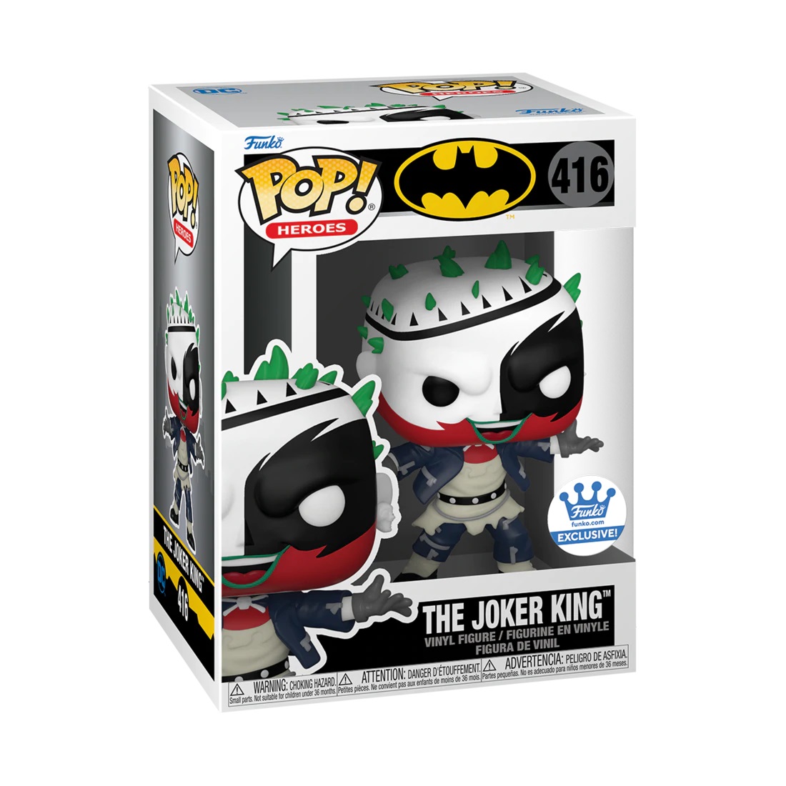 Funko Pop Heroes: DC Batman Day - Rey Joker Exclusivo