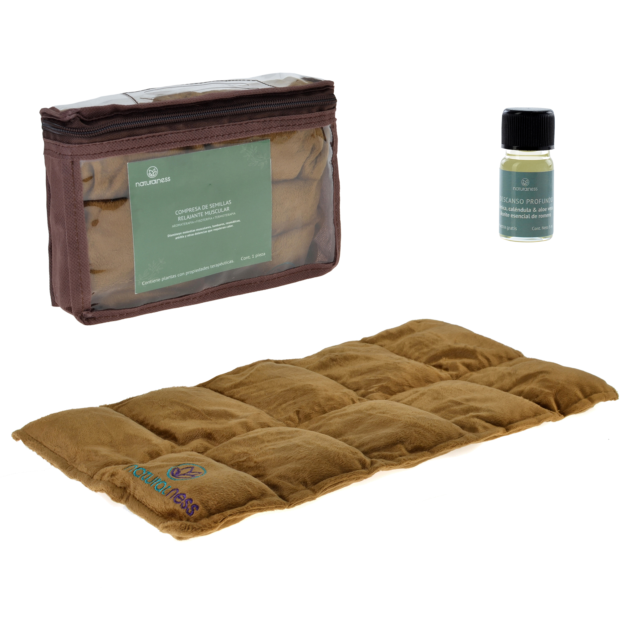 Naturalness - Compresa Muscular Grande . Elaborada con Semillas y ...