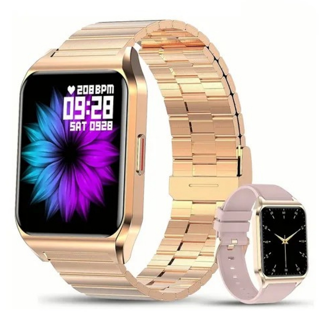 Smartwatch Para Mujer, Reloj Inteligente Deportivo Bluetooth