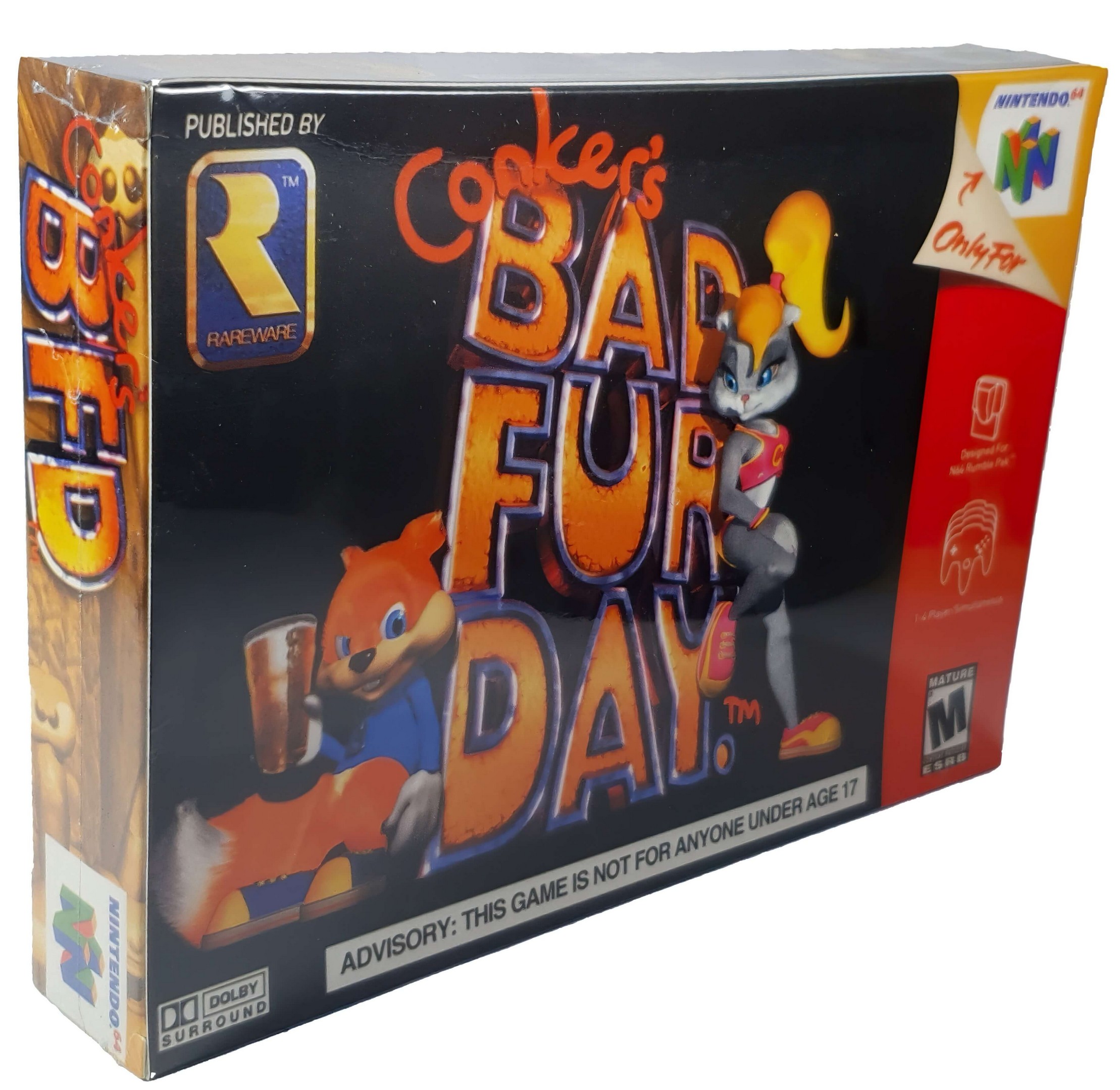 Conker's Bad Fur Day Nintendo 64 Físico En Caja.