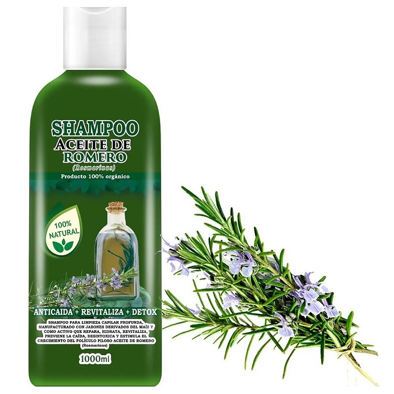 Shampoo Aceite De Romero Fortalecedor Capilar 1 Litro