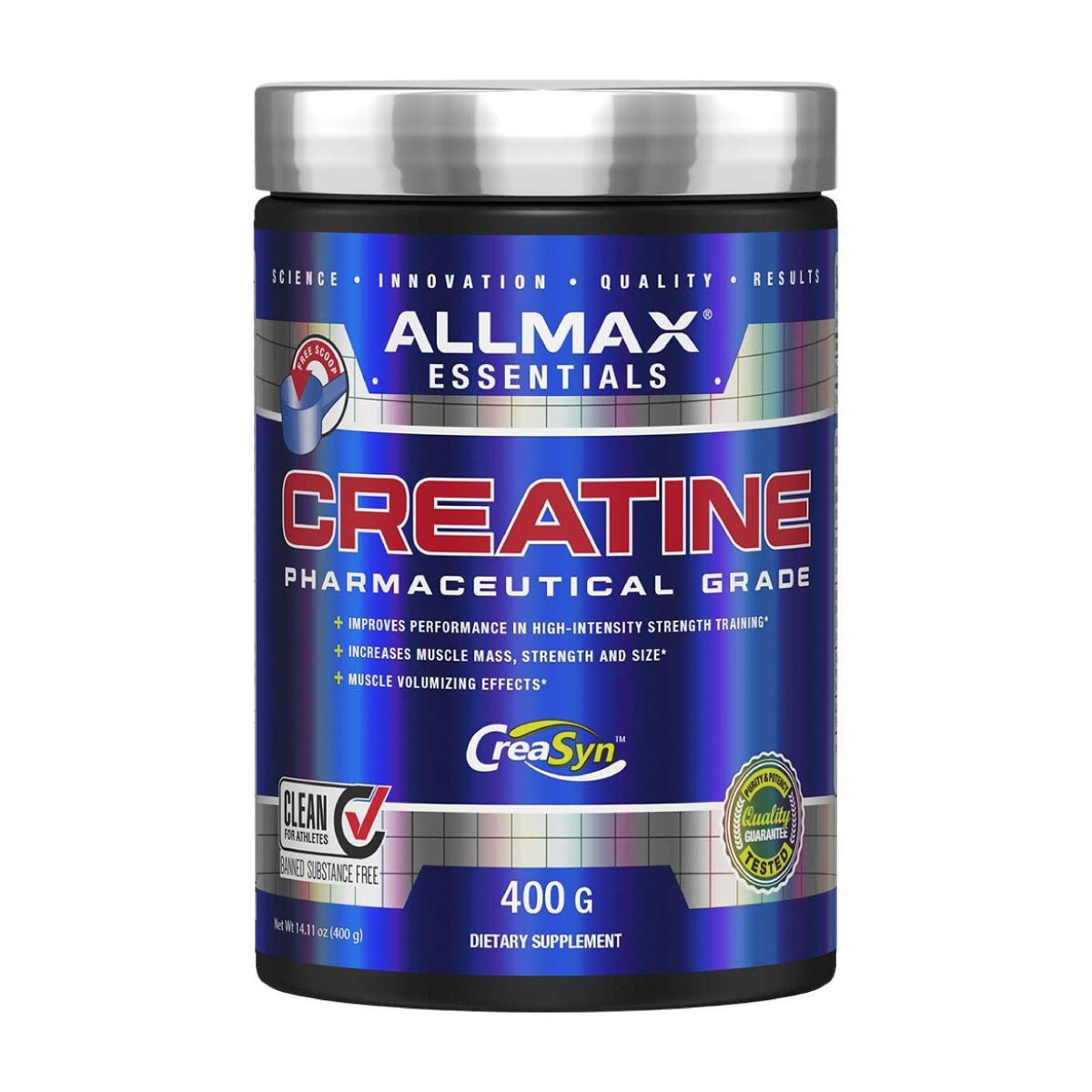 Creatina AllMax Creatine Grado Farmaceutico 400g 80 Serv.