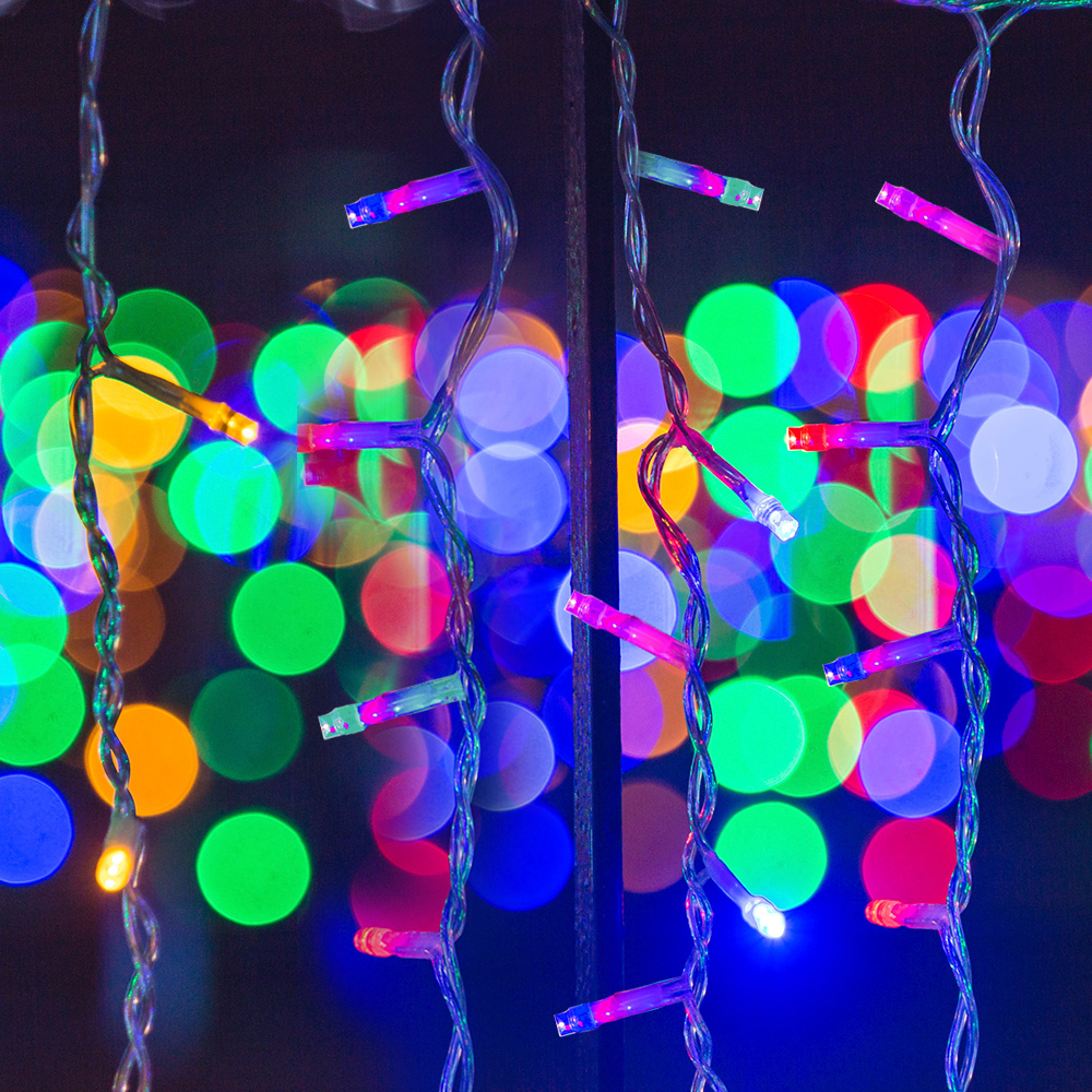 Serie Cortina Luz Multicolor 800 Led 8 Funciones 3 Metros