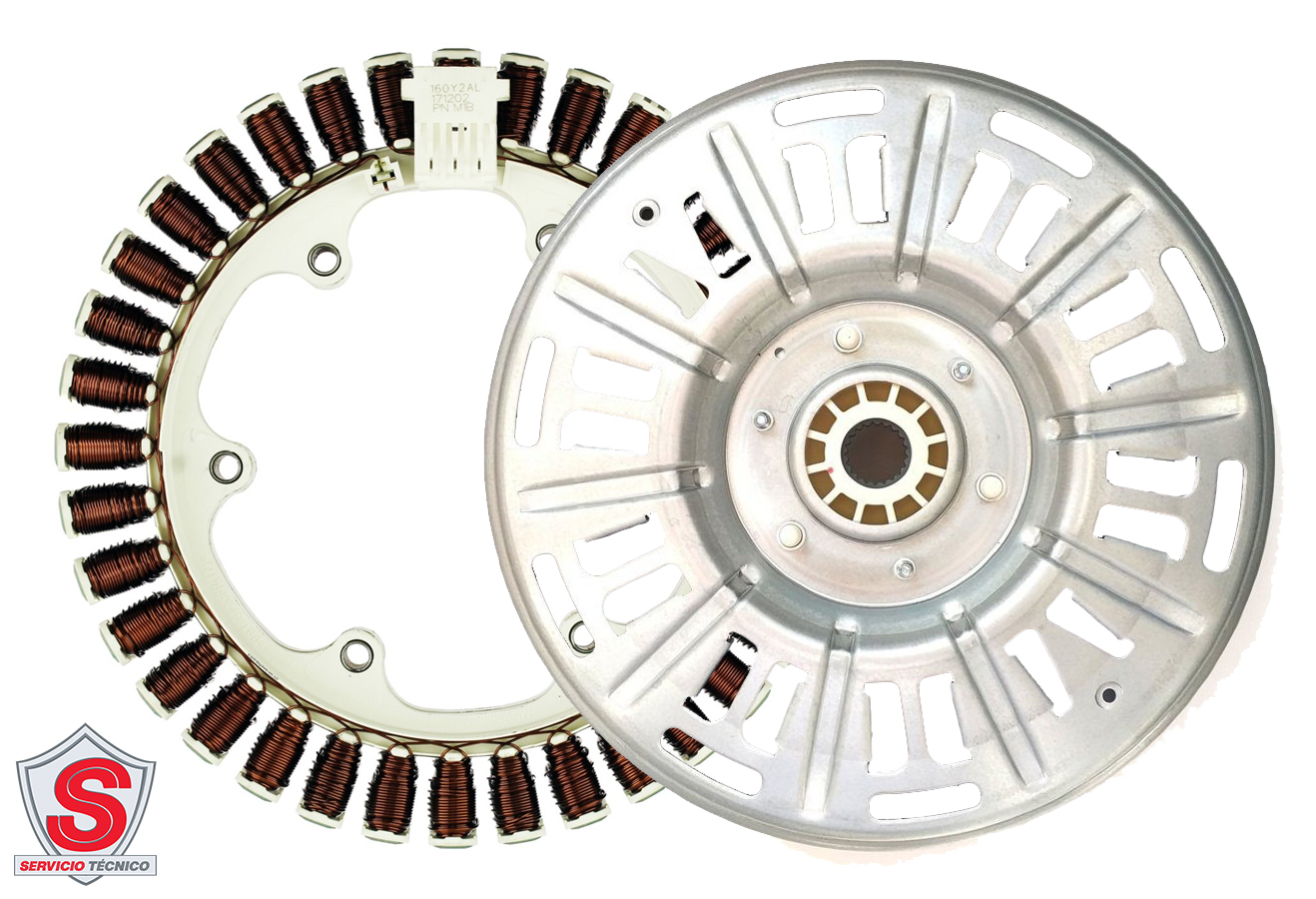 Rotor Ahl72914402 Y Estator Ajb73816004 Para Lavadora LG.