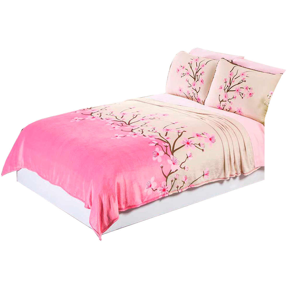 Cobertor Matrimonial UltraSuave Flor De Cerezo Concord