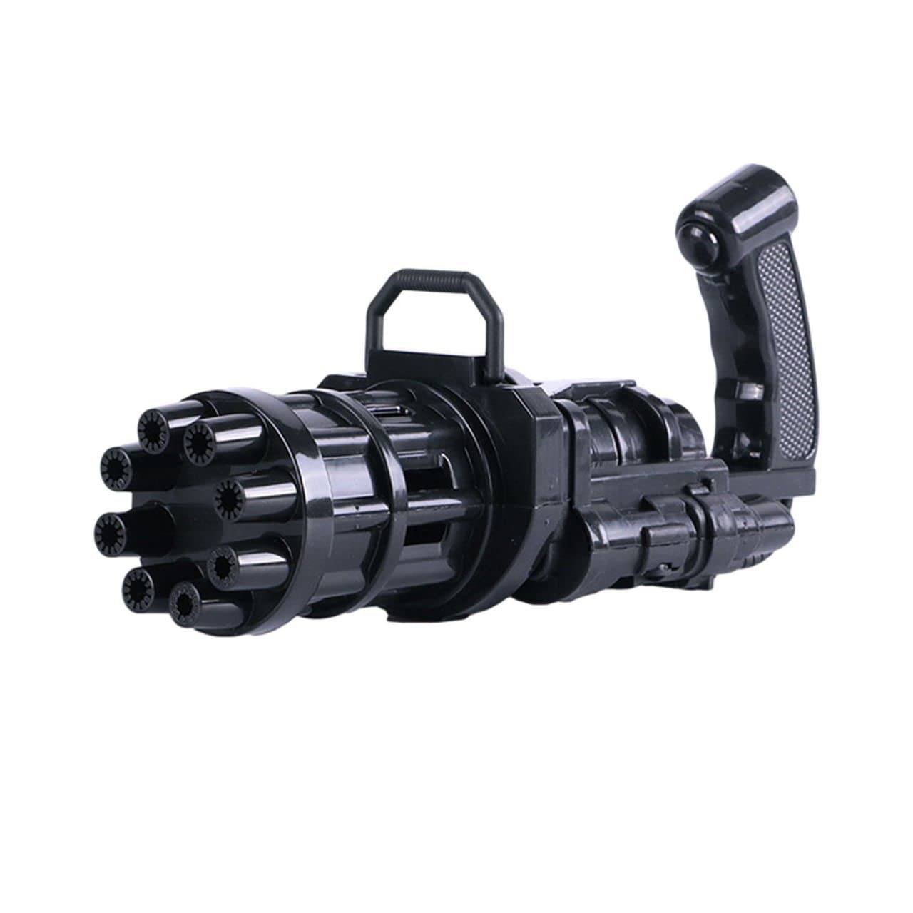 Mini Metralleta Eléctrica para Burbujas Negra