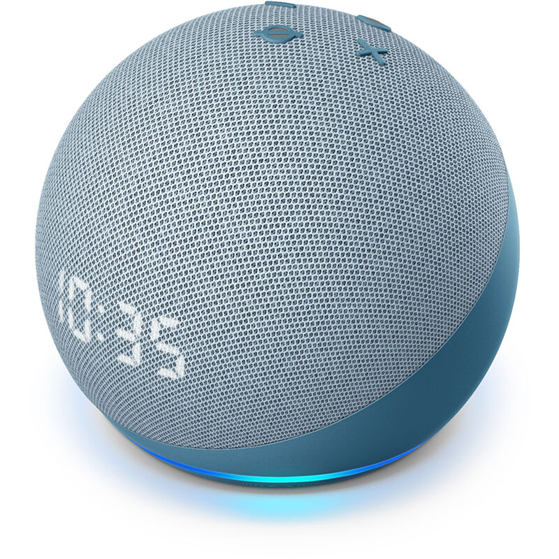 Amazon Echo Dot 4th Gen Reloj Con Asistente Virtual Alexa, Pantalla ...