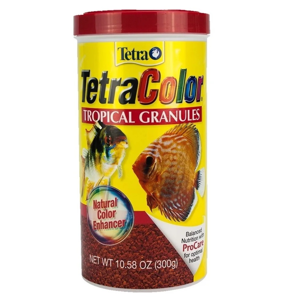 Alimento Pez Tetracolor Toprical Granulos 10.5oz 300g Tetra.
