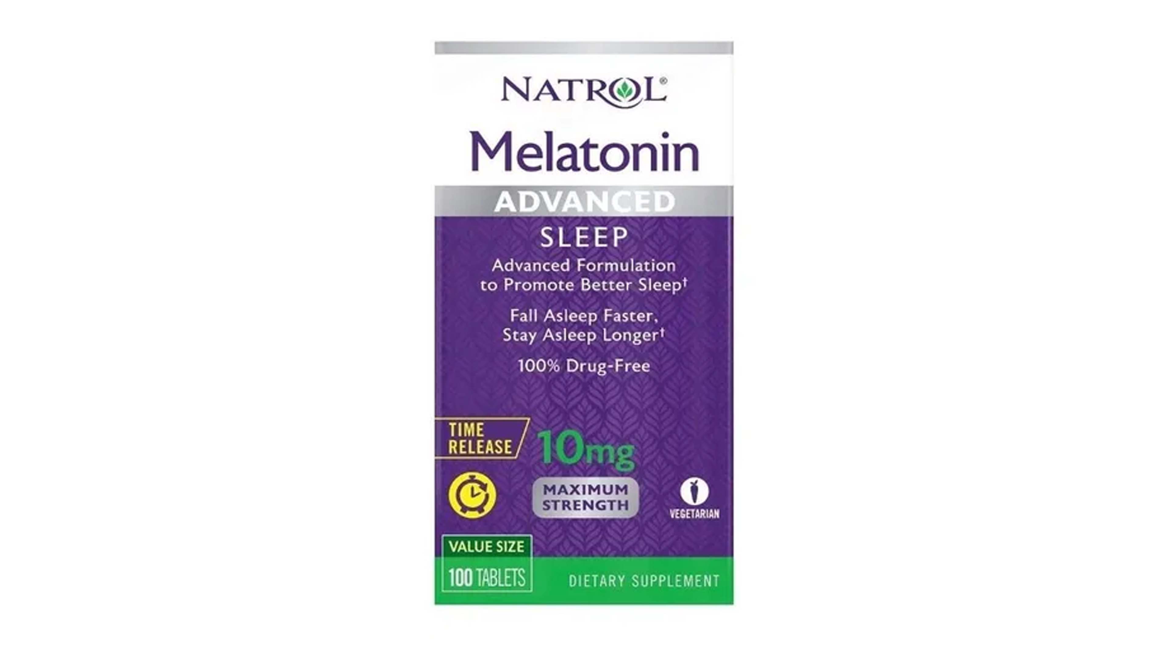 Melatonina 10mg Natrol 100 Tabletas Ayuda A Dormir Y Evita El Insomnio ...