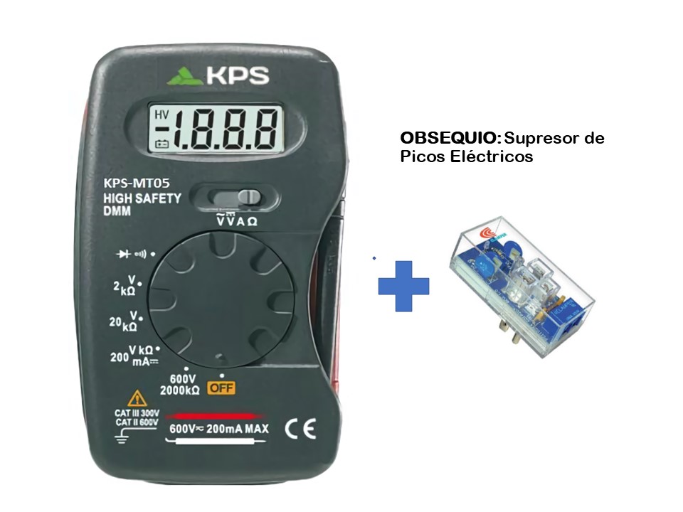 Multímetro Digital KPS Mt05.