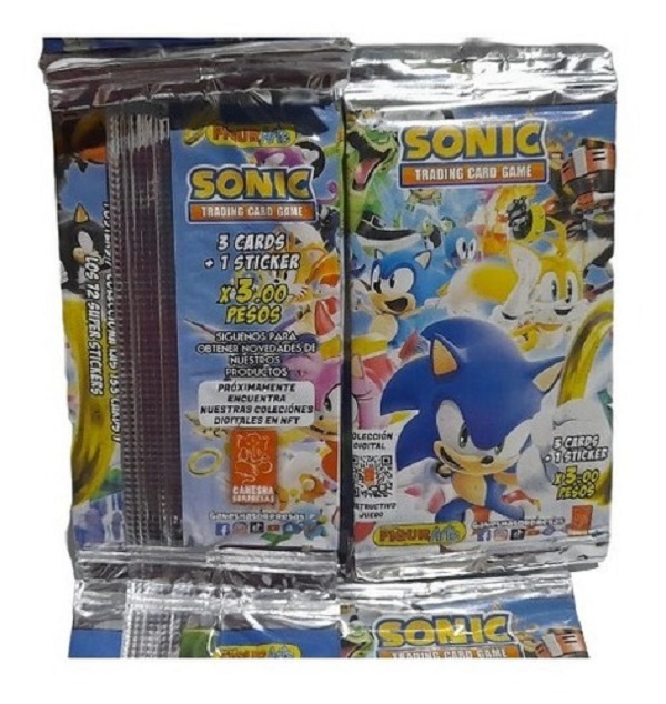 Paquete con 50 Sobres de Sonic Trading Cards - Figurarte