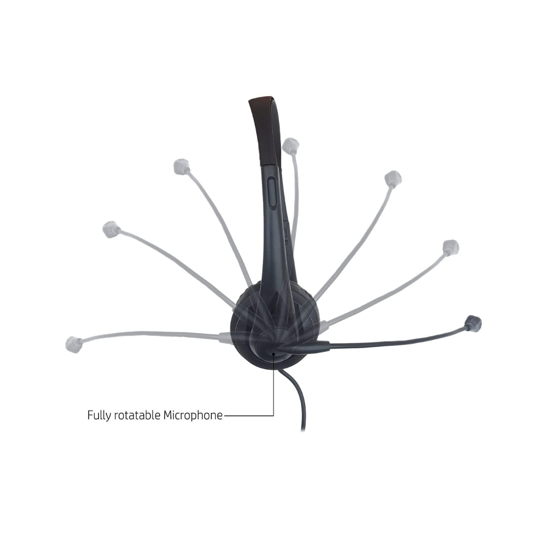 Auriculares Profesionales HP T1A66AA con Micrófono Estéreo de 3.5mm