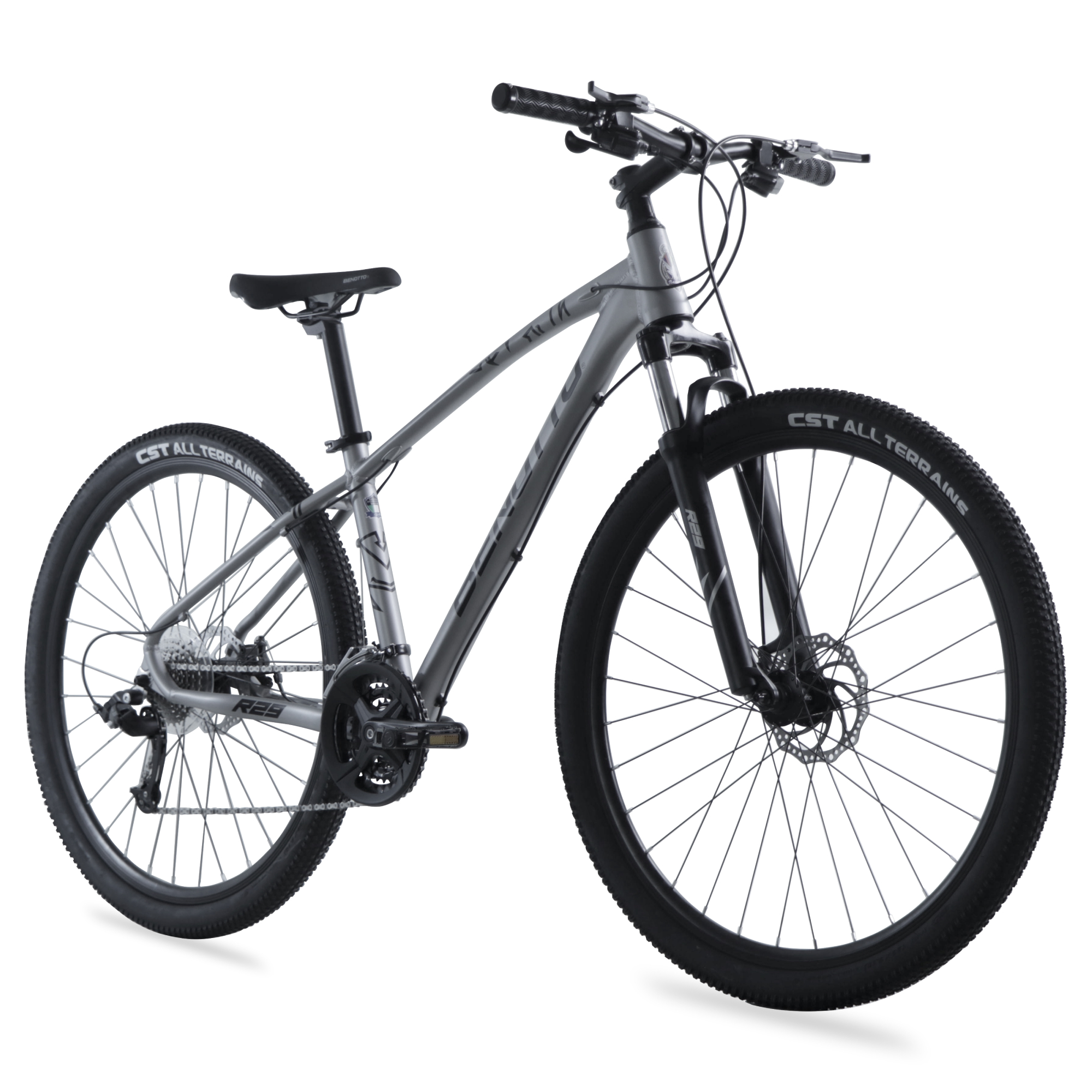 Bicicleta BENOTTO Montaña FS-950 R29 Aluminio 27V. Gris