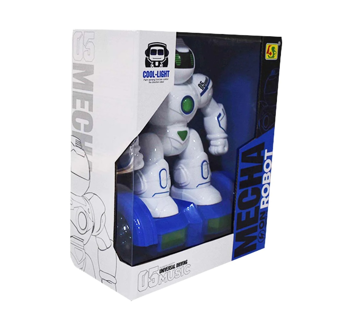 Robot Mecha 05 con Hoverboard